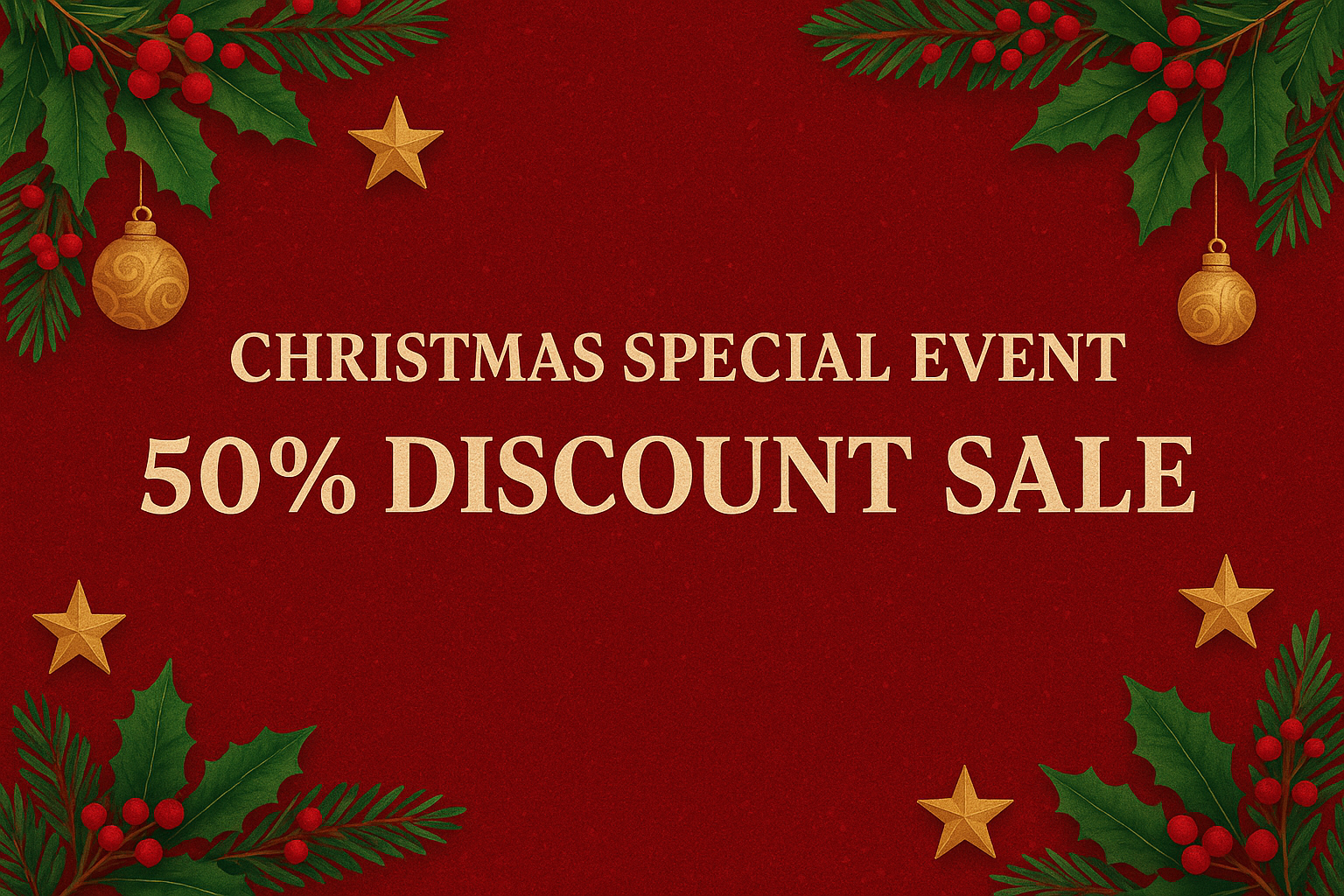 Christmas Special Event – 50% Discount Sale - DollShe craft